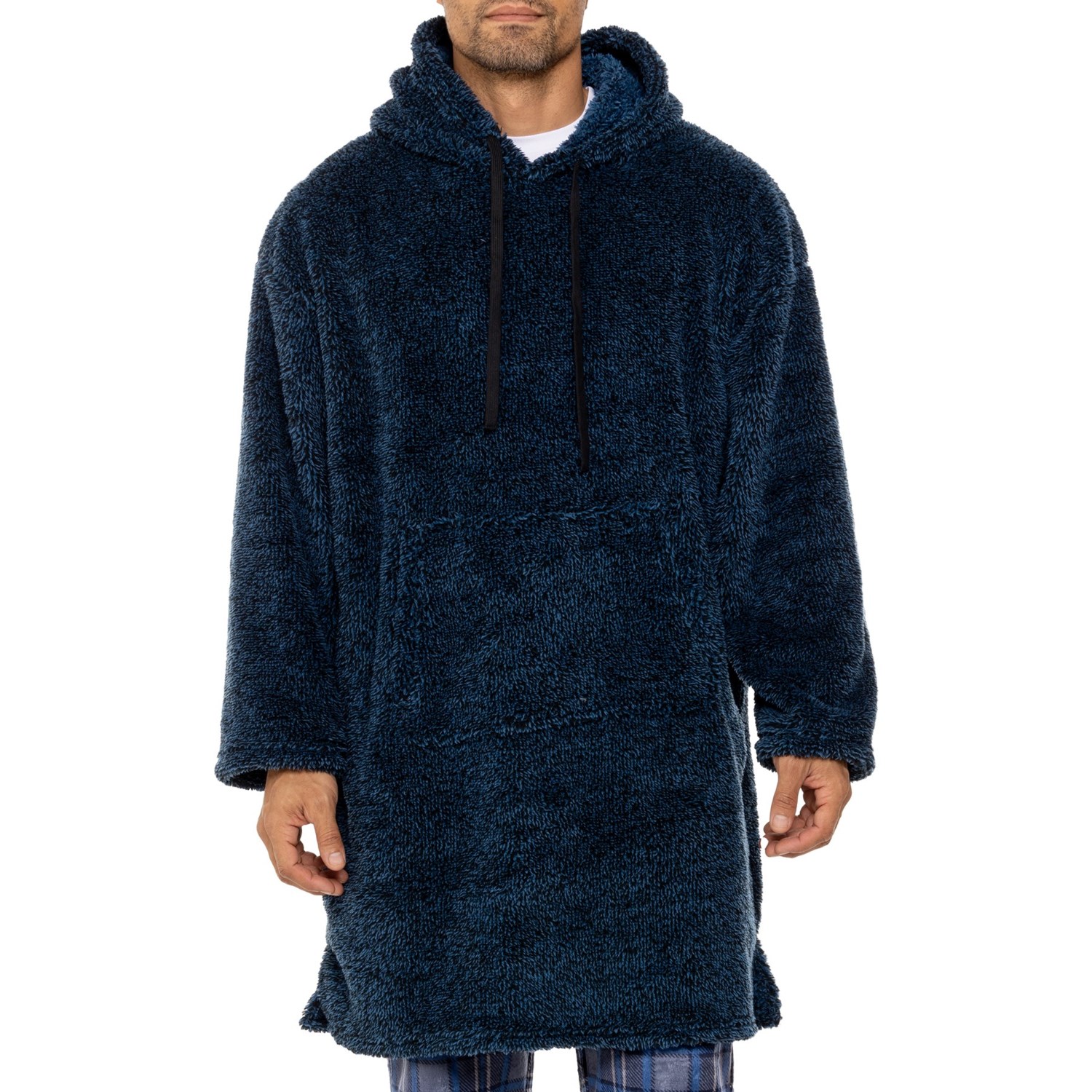 LONDON FOG COLLECTION Nailhead Cozy Oversized Snuggie Hoodie - Save 57%