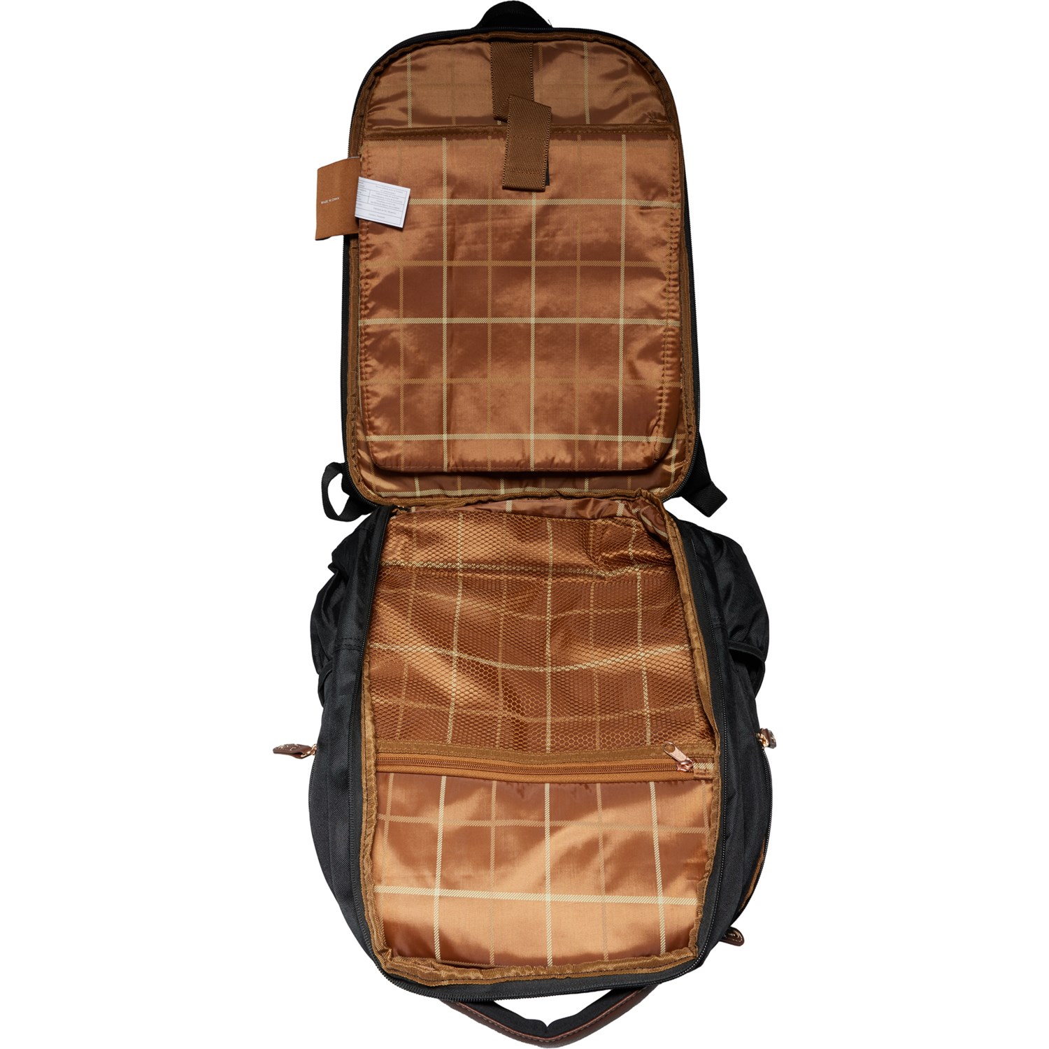 London Fog Westminster DLX Backpack - Black-Chestnut - Save 48%