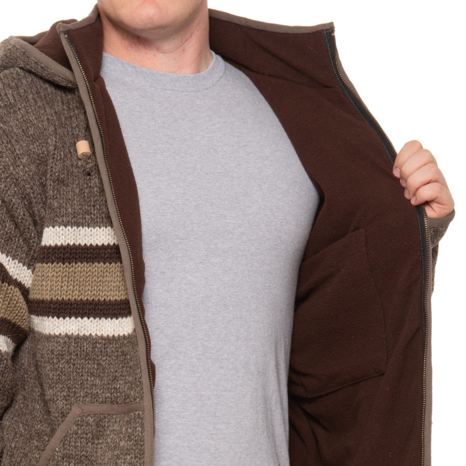Lost Horizons Gordie Full-Zip Fleece-Lined Sweater - Wool - Save 60%