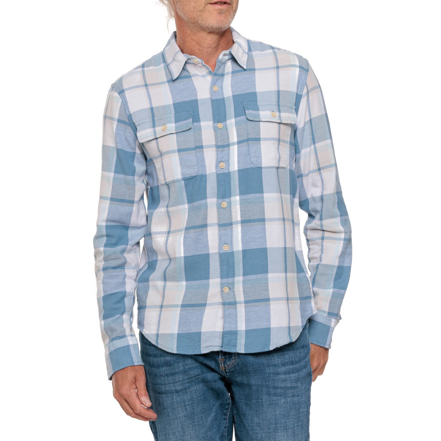 Lucky Brand Humboldt Utility Flannel Shirt - Long Sleeve