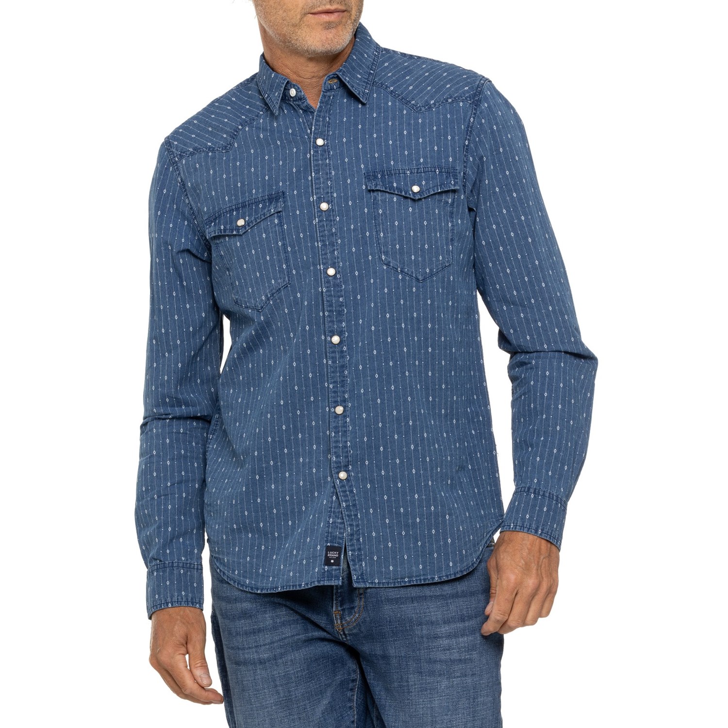 Lucky Brand Printed Western Shirt - Long Sleeve