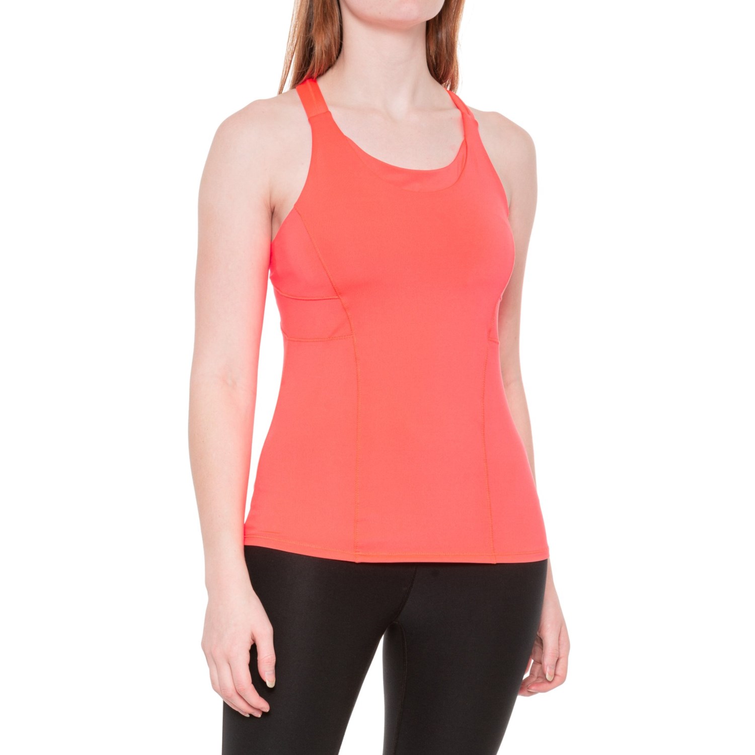 Lucky in Love Crossback Shelf Bra Tank Top (For Women) - Save 35%