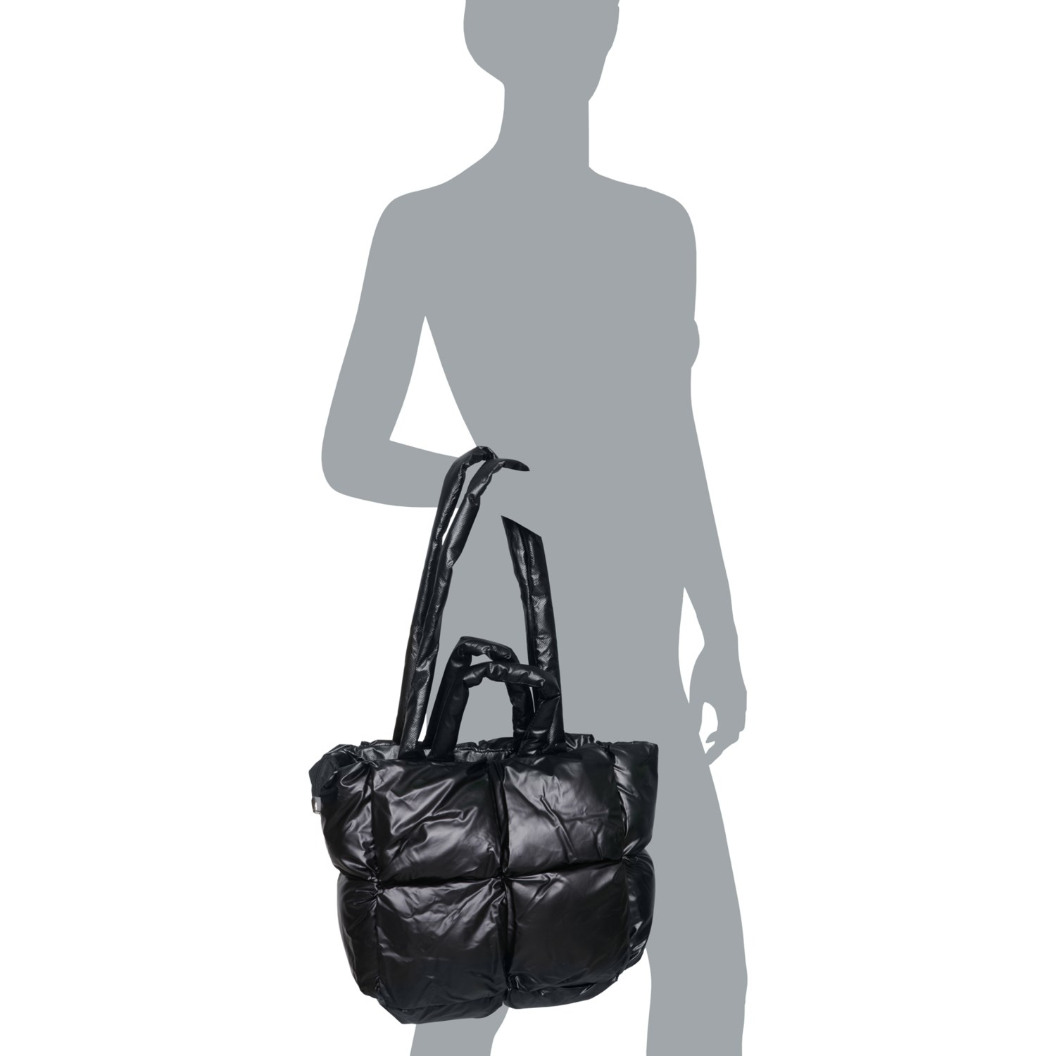 Lulla Square Puffer Tote Bag (For Women) - Save 55%