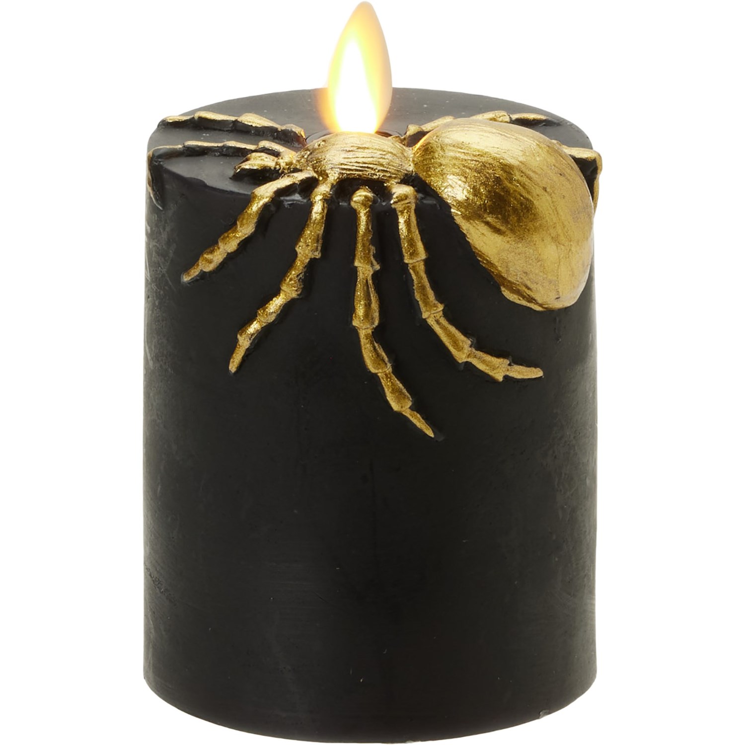 Luminara Spider Pillar Flameless Candle - 3x4.5” - Save 55%
