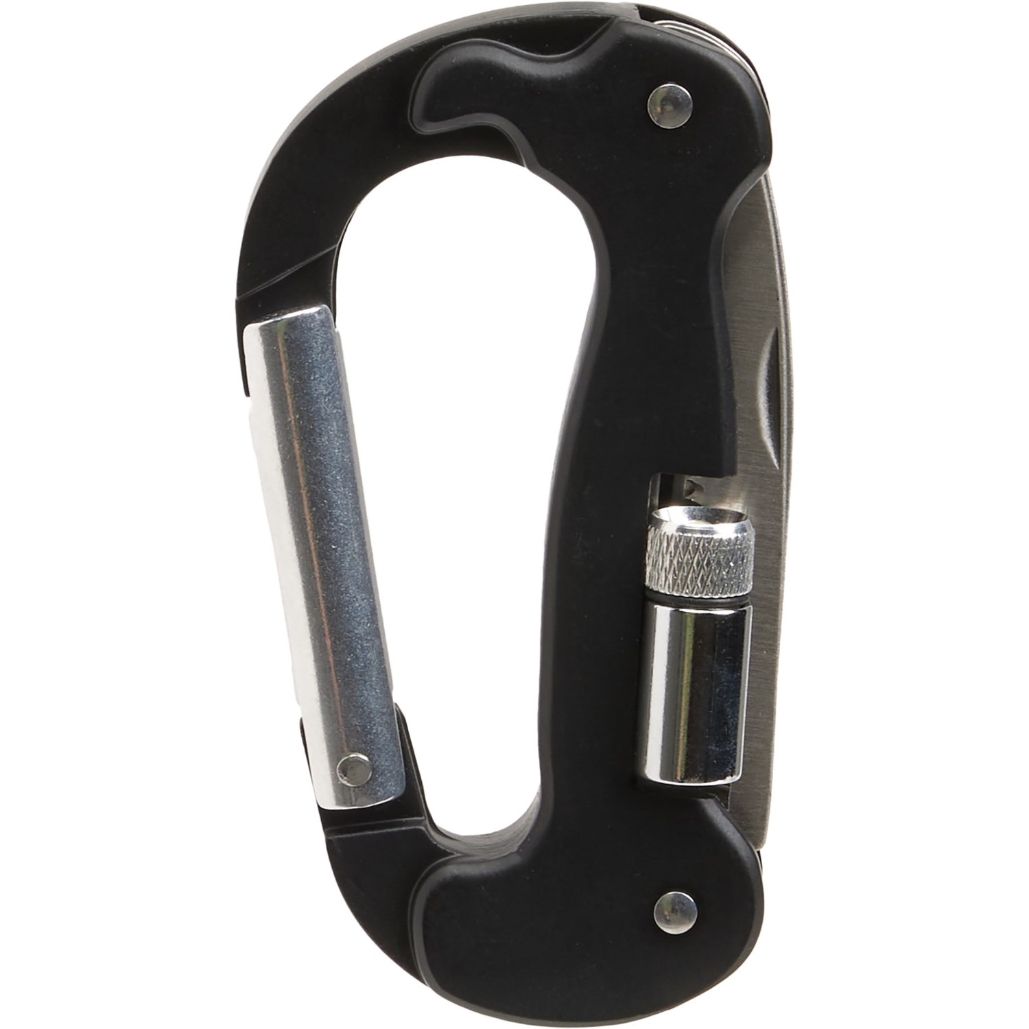 Mad Man Multi-Function Carabiner Multi-Tool with LED Light - Save 55%