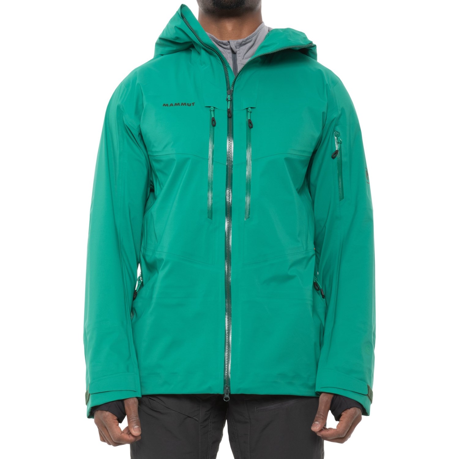 Mammut Haldigrat Hooded Hard Shell Ski Jacket (For Men) - Save 33%