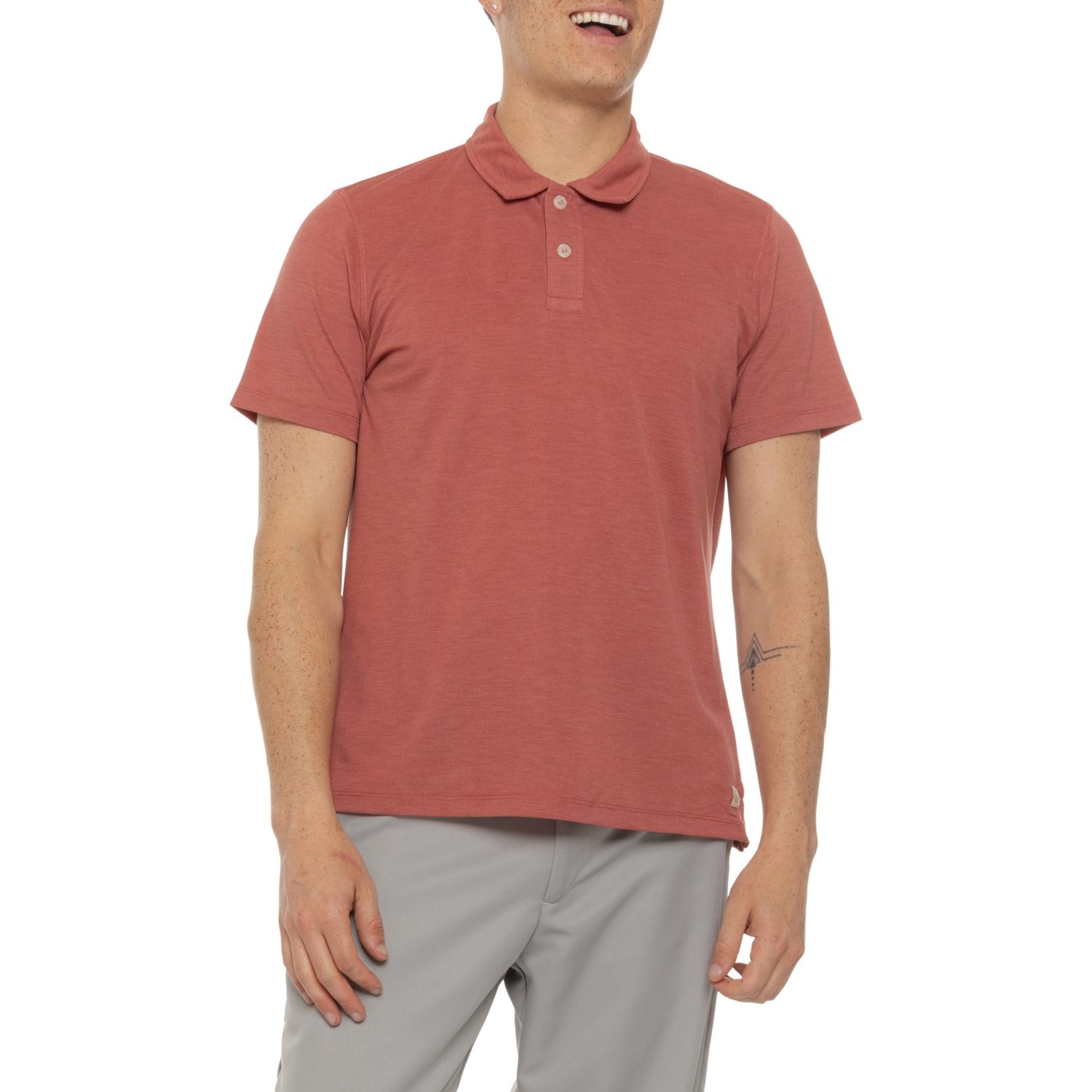 Marine Layer Air Polo Shirt - Short Sleeve - Save 45%