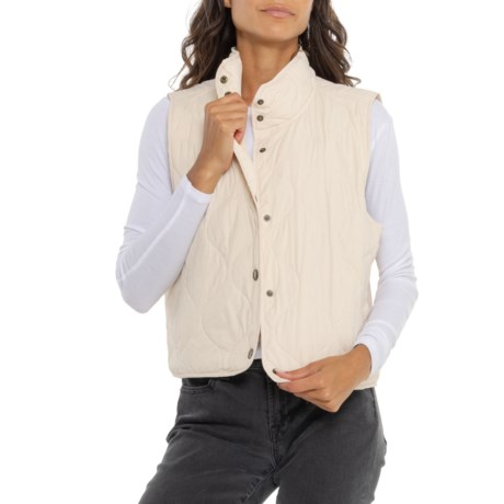 Marine Layer Sophia Lightweight Quilted Vest - Insulated - Save 66%
