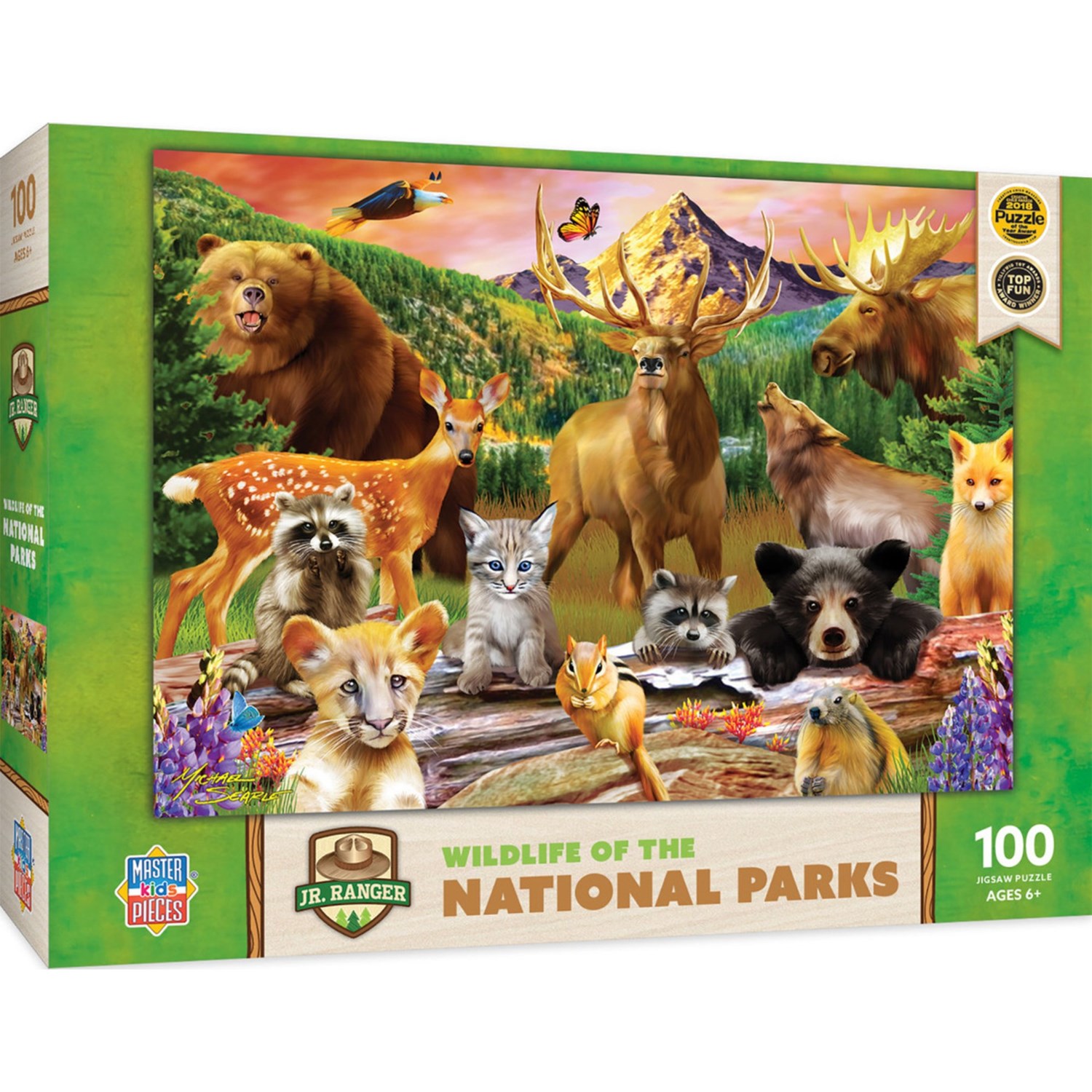 MasterPieces Jr. Ranger Wildlife of the National Parks Jigsaw Puzzle ...