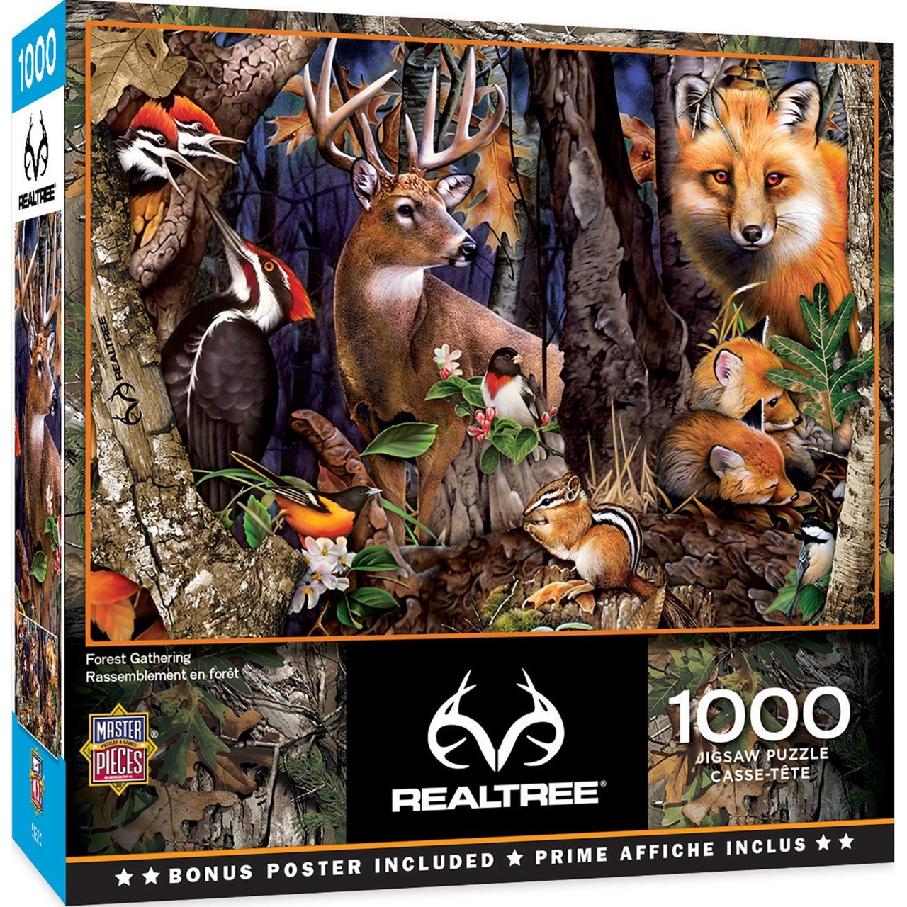 MasterPieces Realtree Forest Gathering Puzzle - 1000 Pieces - Save 23%