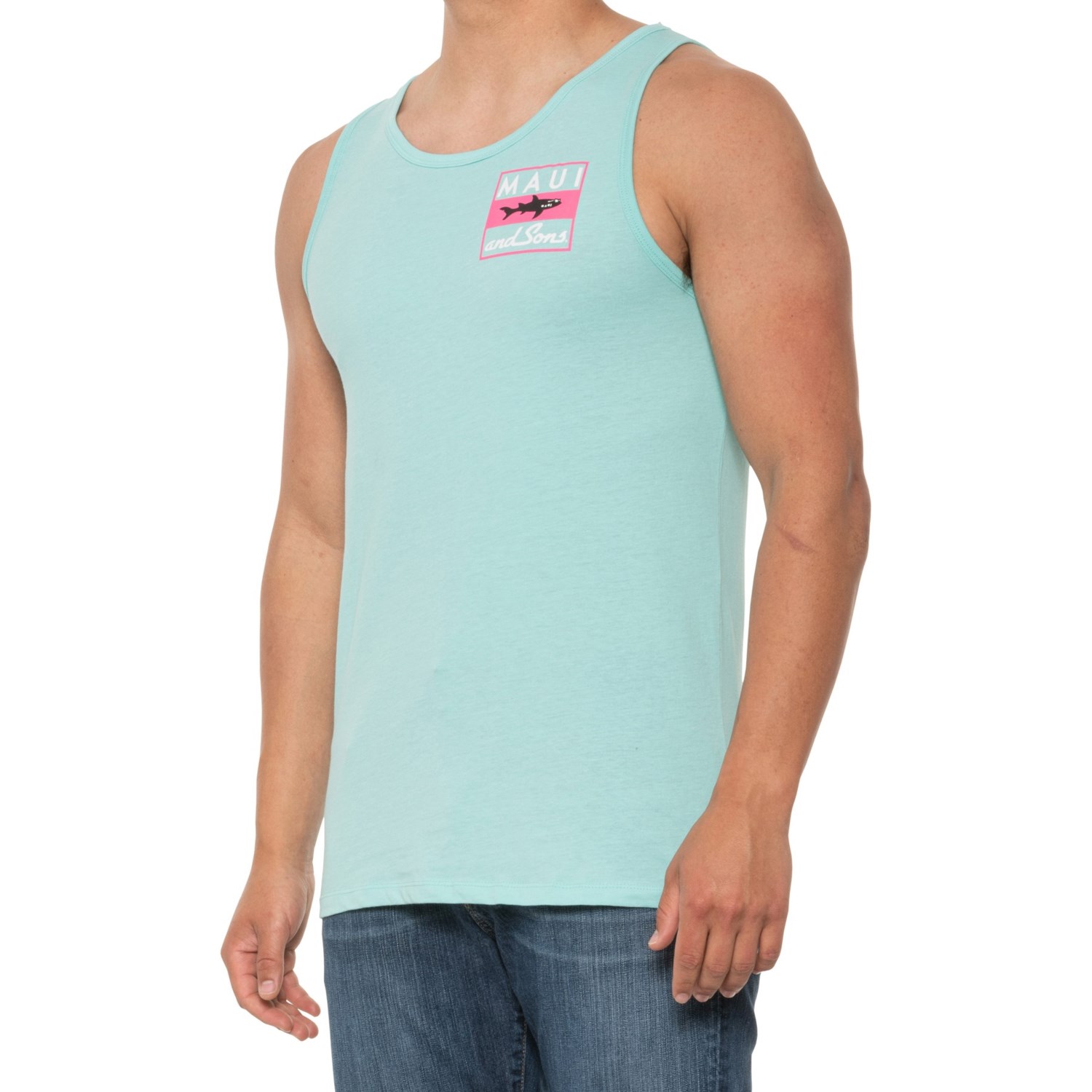 Maui & Sons Classic Shark Tank Top - Save 27%