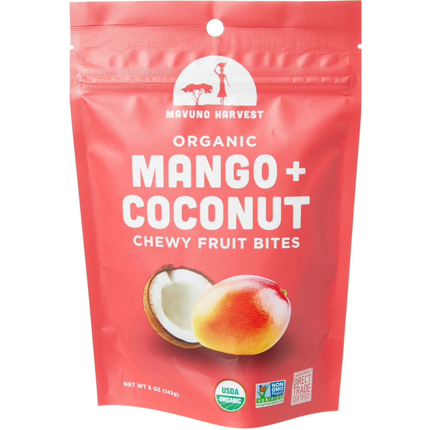 Mavuno Organic Mango and Coconut Chewy Fruit Bites - 5 oz. - Save 25%