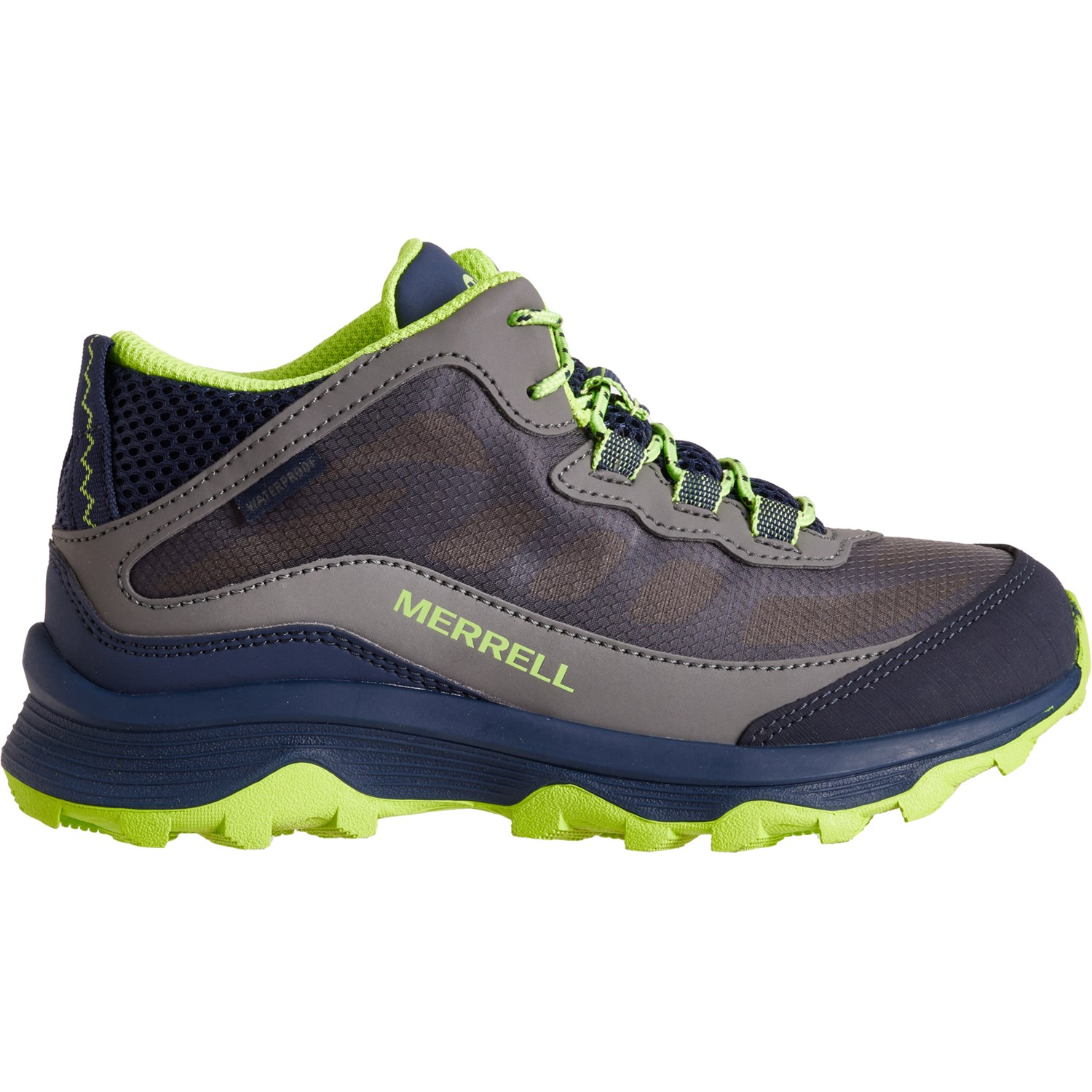 Merrell Boys Moab Speed Mid Hiking Boots - Waterproof - Save 45%