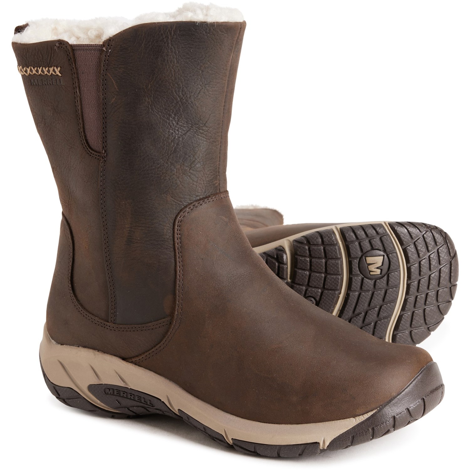 Merrell Encore 4 Tall Zip Polar Boots (For Women) - Save 68%