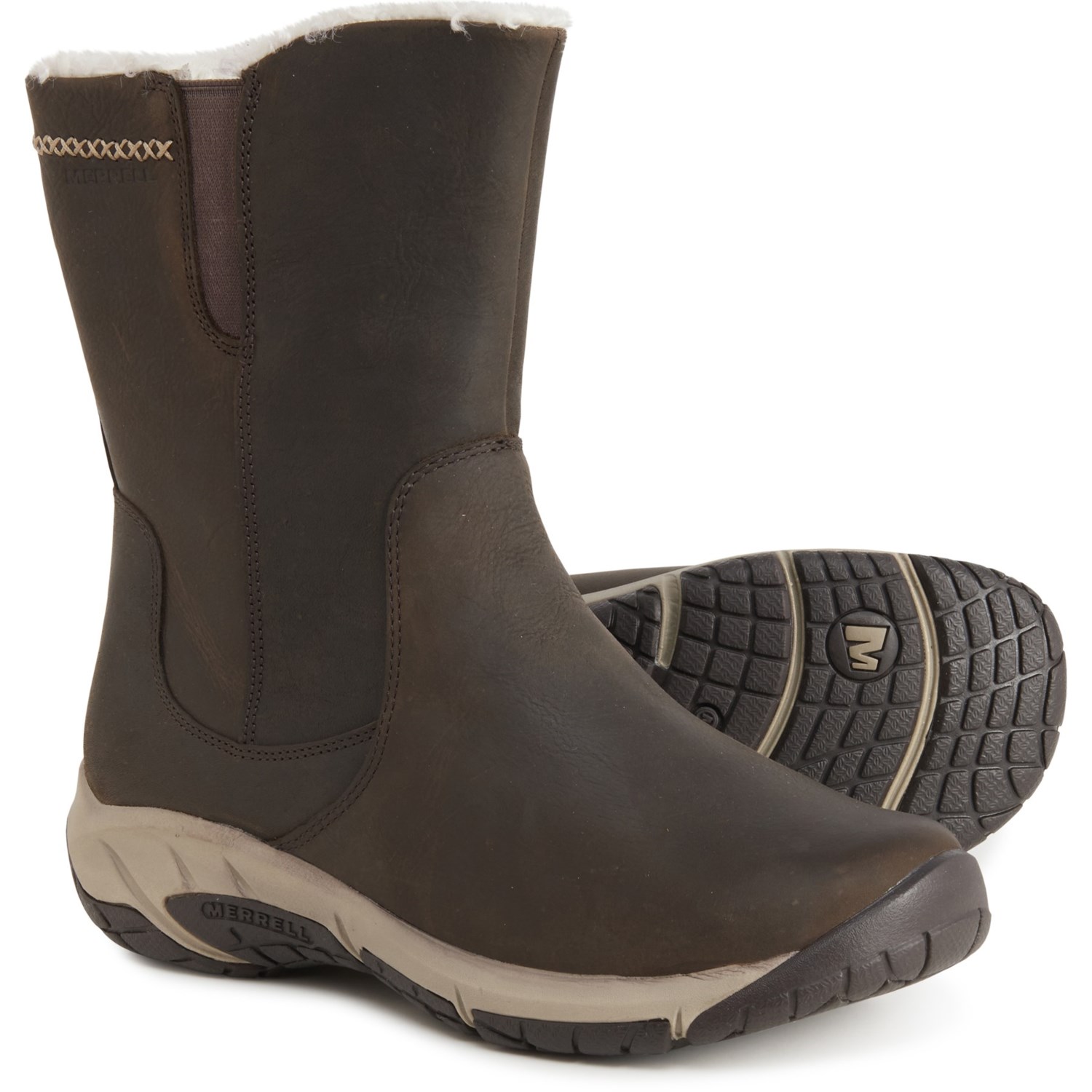 Merrell Encore 4 Tall Zip Polar Boots (For Women) - Save 33%