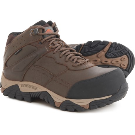 Merrell Moab Adventure Leather Mid Boots (For Men) - Save 42%