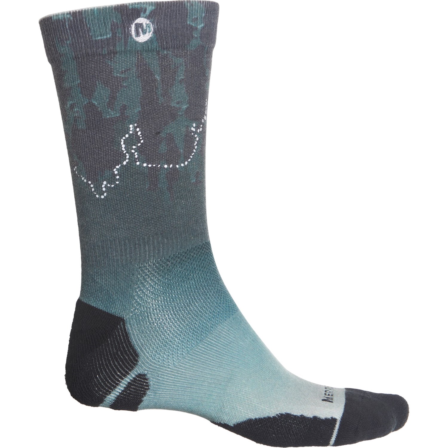 Merrell Printed Sport-Performance Socks (For Men) - Save 41%