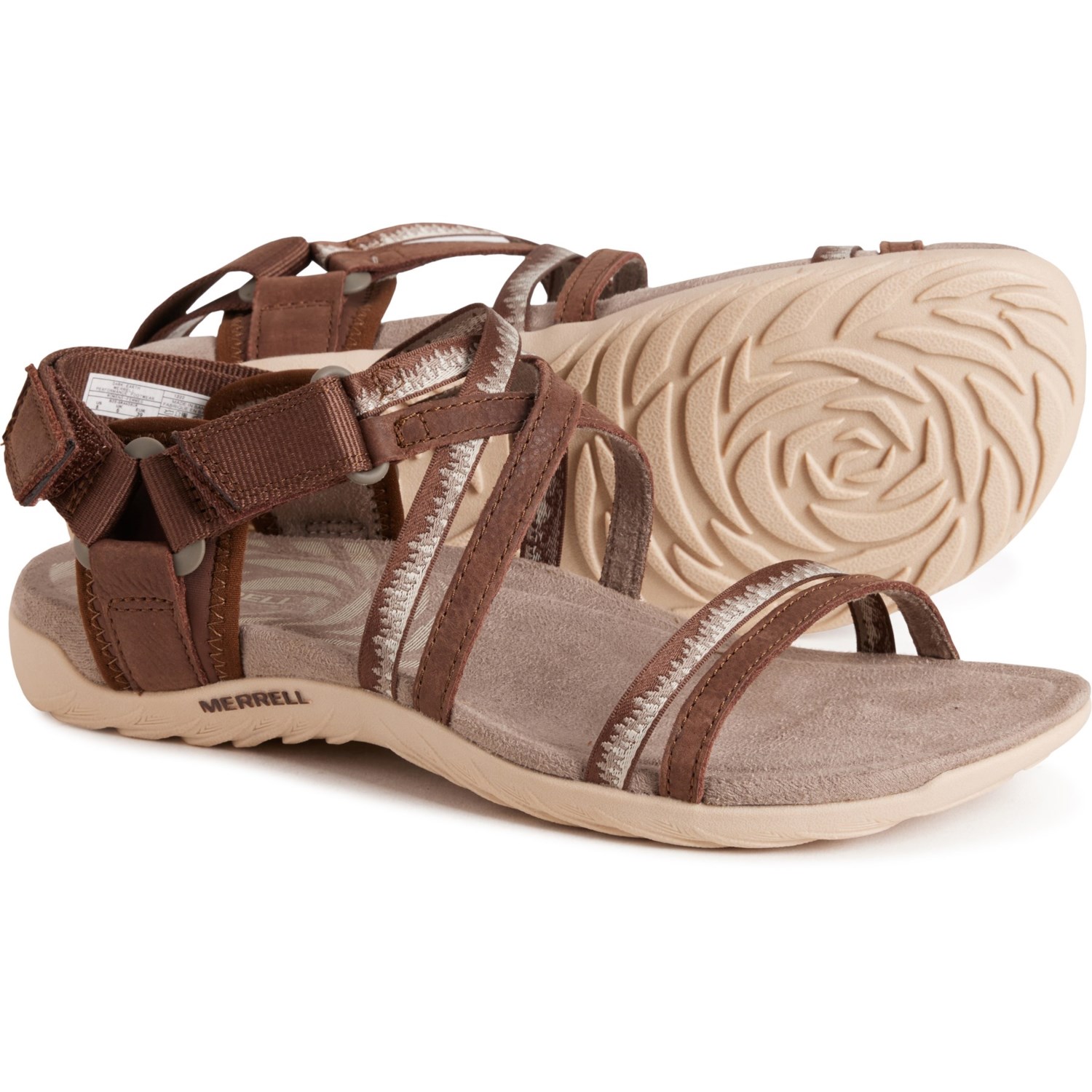 Merrell Terran 3 Cush Lattice Sandals- Leather (For Women) - Save 41%
