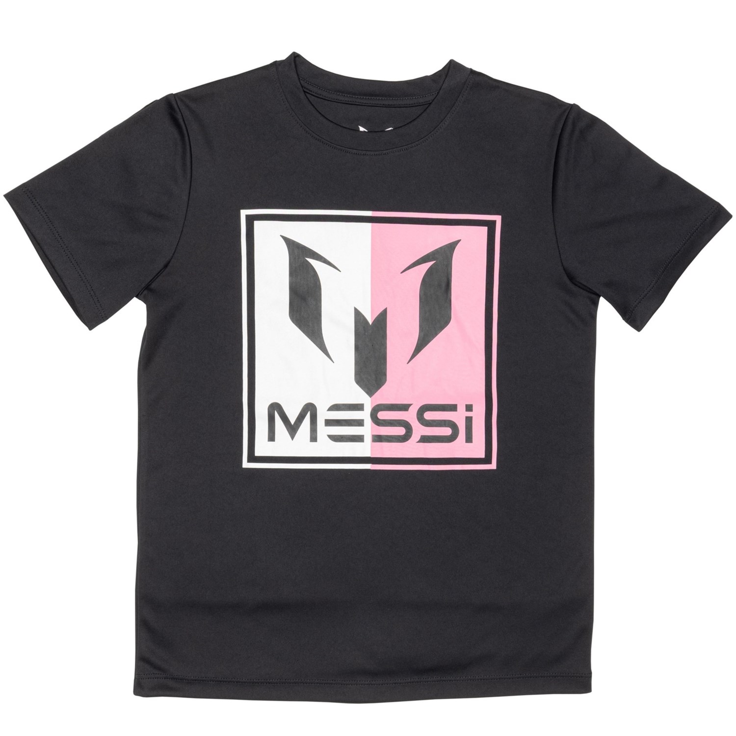 MESSI COLLECTION Big Boys Logo Box Soccer T-Shirt - Short Sleeve - Save 55%