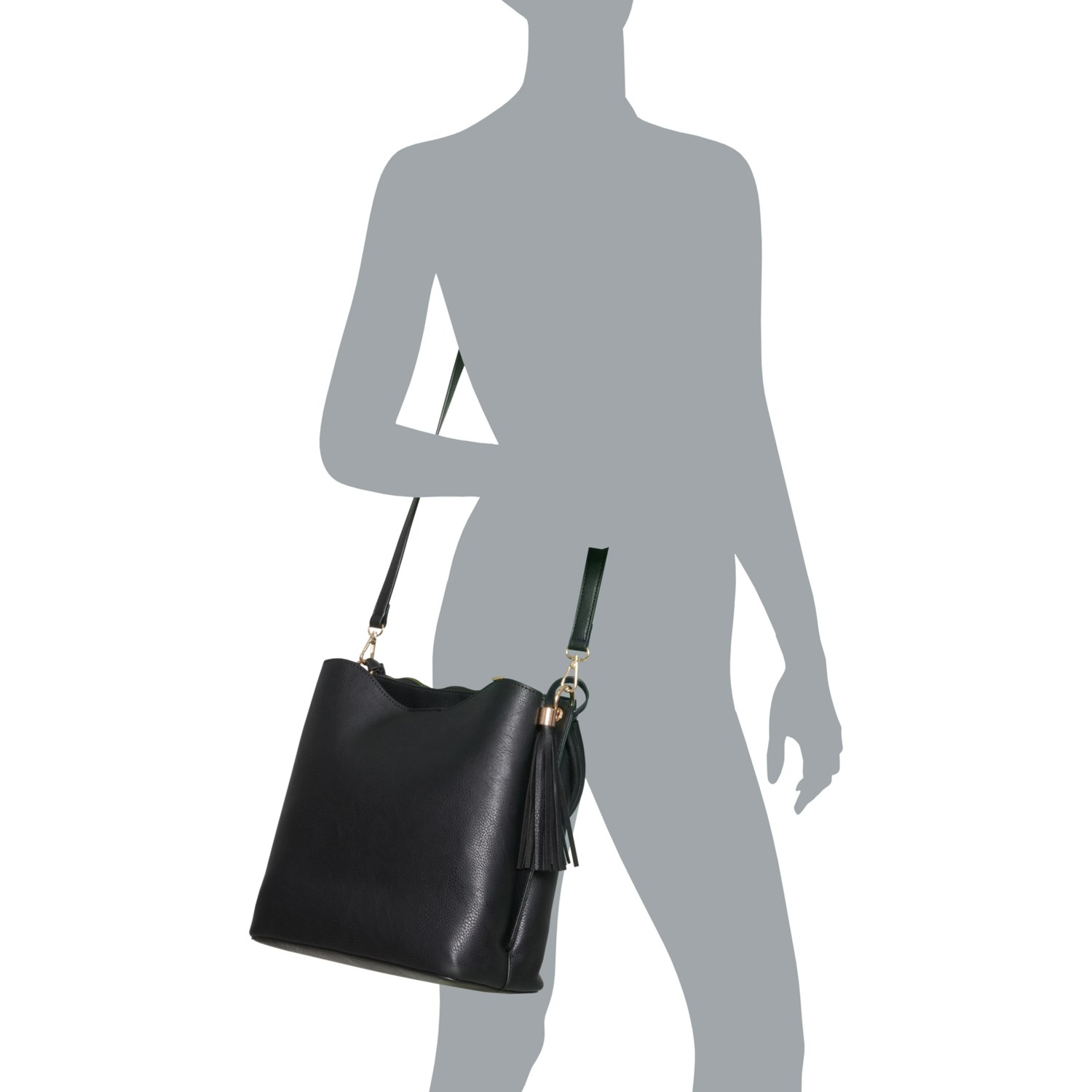 METRO MUSE Tassel Hobo Bag (For Women) - Save 44%