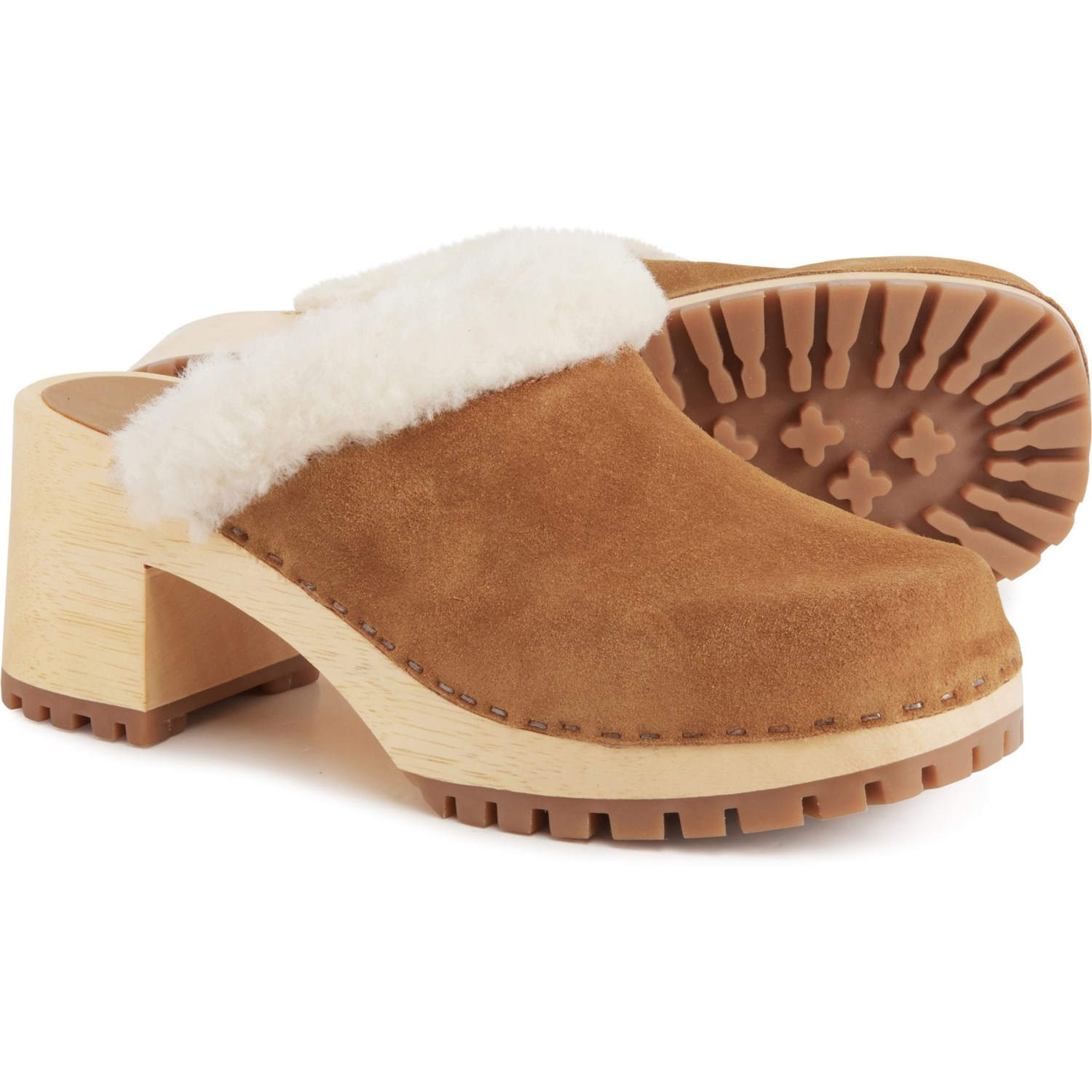 MIA Made in Brazil Kriza Shearling Clogs (For Women) - Save 42%