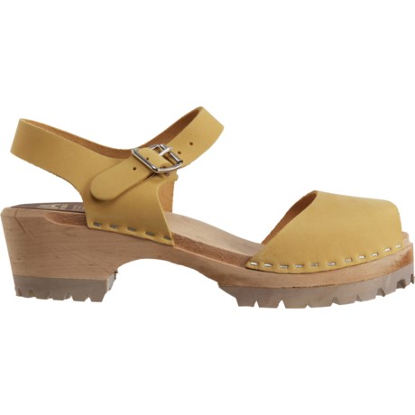 MIA Made in Europe Elin Peep-Toe Swedish Clogs (For Women) - Save 49%
