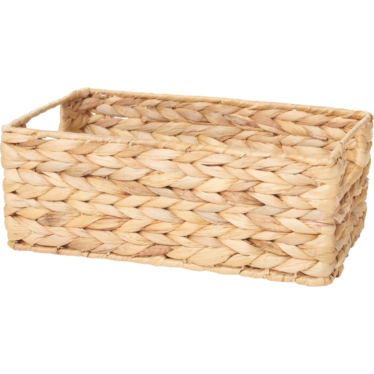 Michael Graves Extra-Small Natural Water Hyacinth Bin - 12x7.5x5 ...