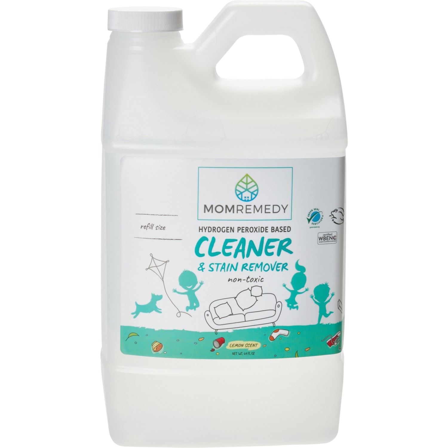 MomRemedy Cleaner and Stain Remover Refill Bottle - 64 oz. - Save 48%