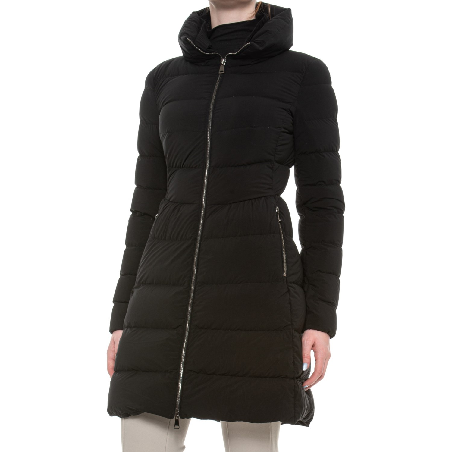 Moncler Long Down Puffer Jacket (For Women) - Save 50%