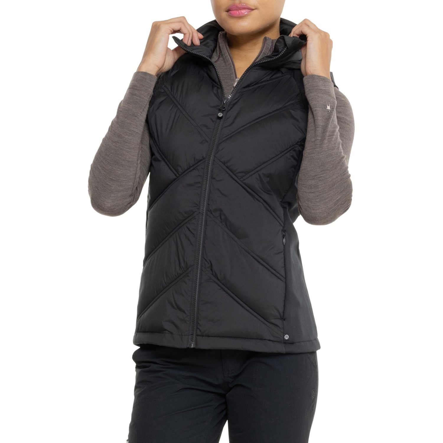 MONDETTA OUTDOOR PROJECT Woven Mixed Media Vest - Insulated - Save 44%