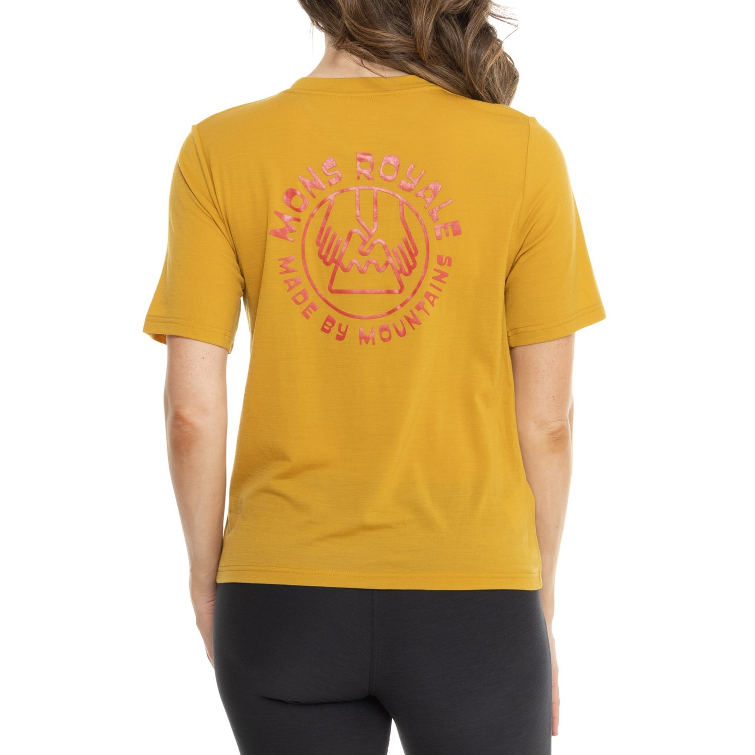 Mons Royale Icon Relaxed T-Shirt- Merino Wool, Short Sleeve - Save 55%