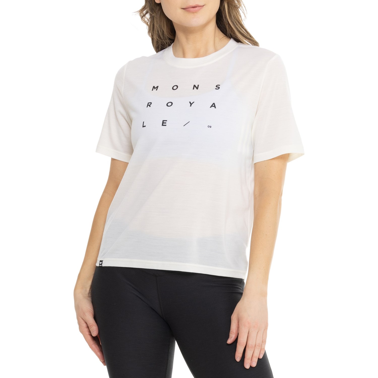 Mons Royale Icon Relaxed T-Shirt- Merino Wool, Short Sleeve - Save 55%
