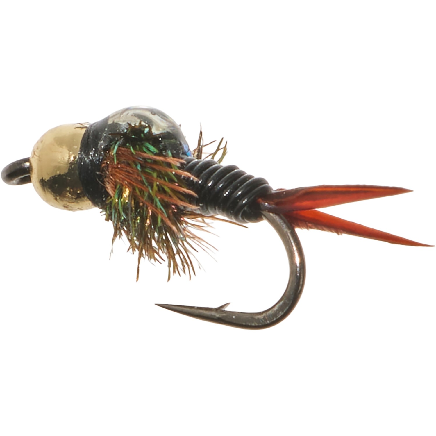 Montana Fly Company Bead Head Epoxy Back Copper Nymph Fly - Dozen ...