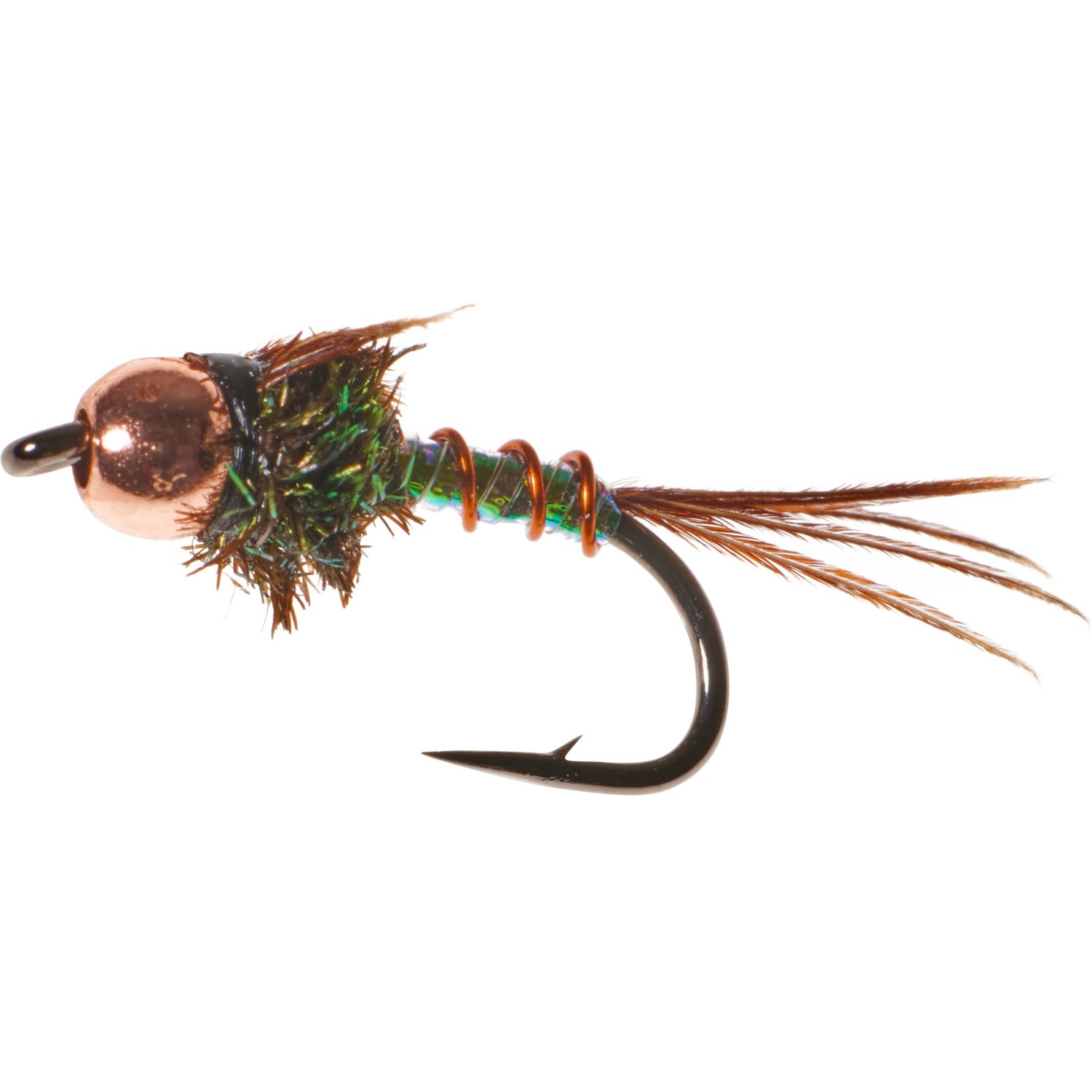 Montana Fly Company Bead Head Lightning Bug Nymph Fly - Dozen - Save 60%