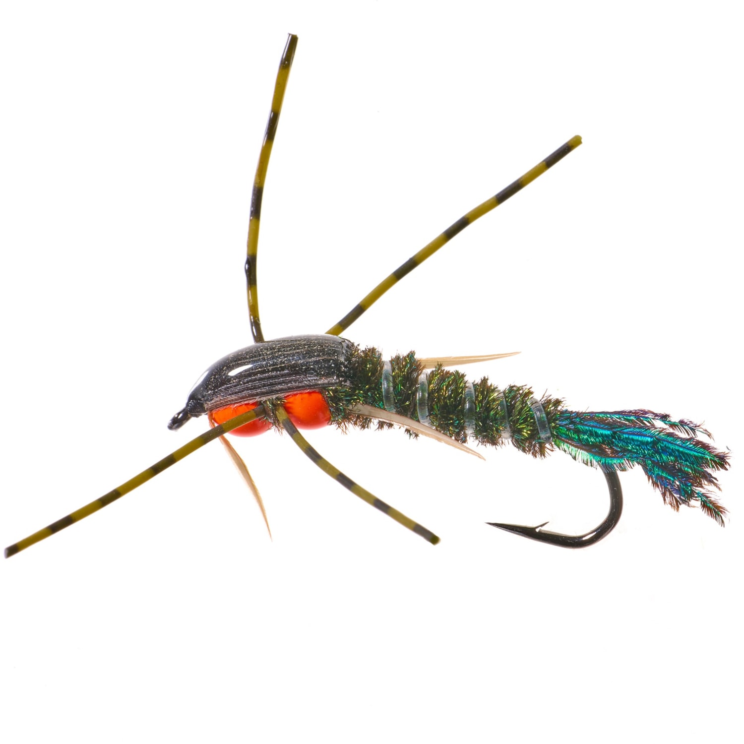 Montana Fly Company Hot Double Bead Steelhead Stone Nymph Fly - Dozen ...