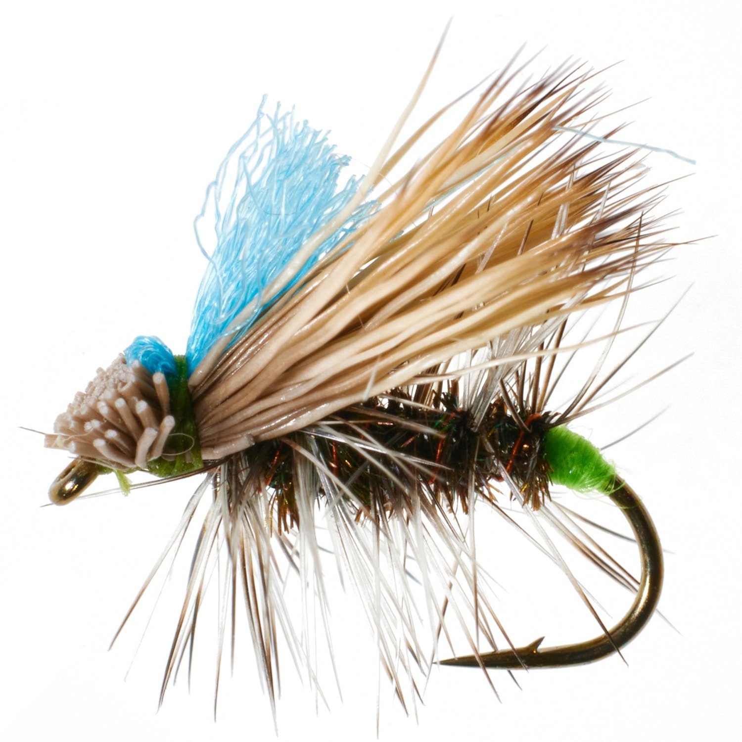 Montana Fly Company Hot Spot Elk Hair Caddis Dry Fly - Dozen - Save 60%