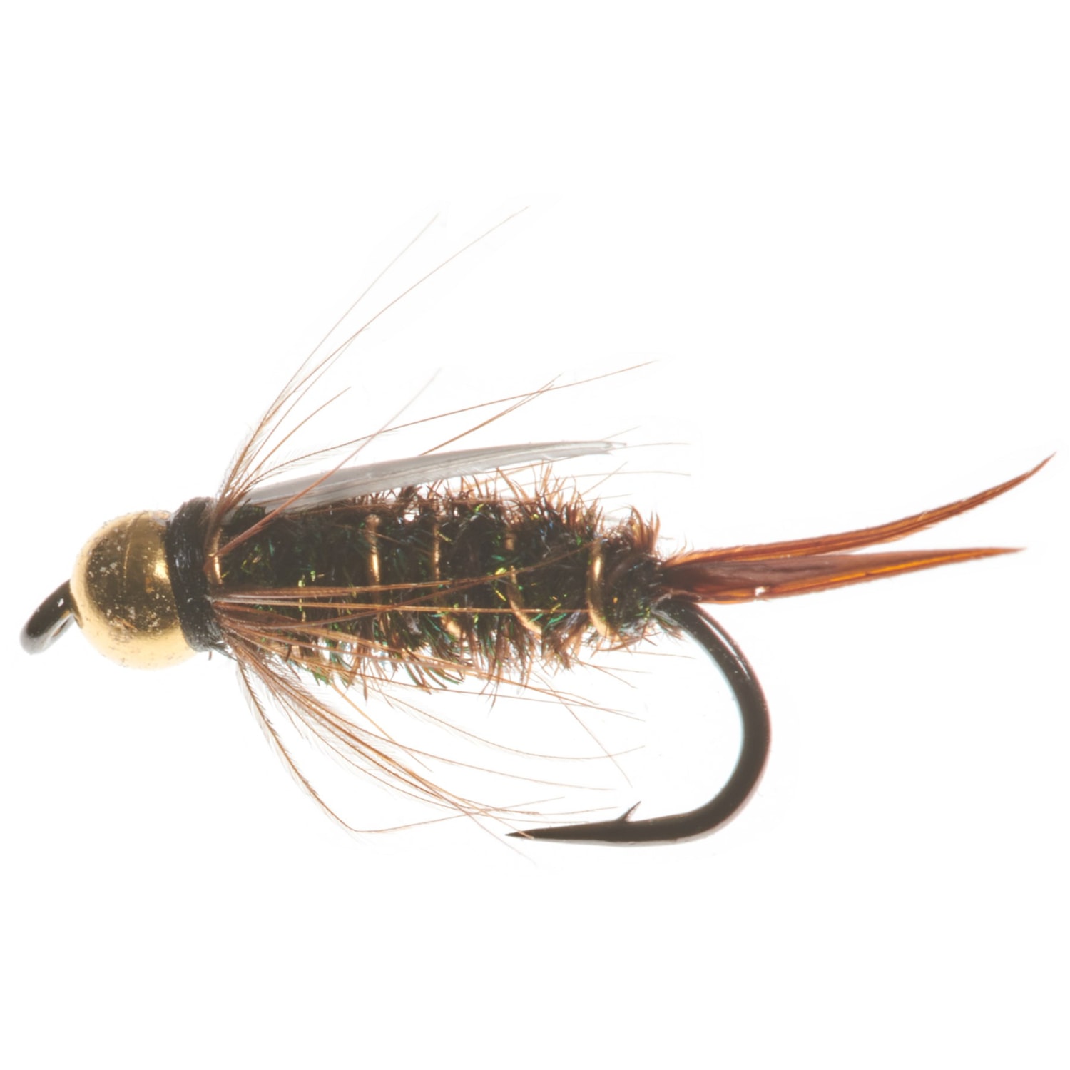 Montana Fly Company Tungsten Bead Head Prince Nymph Fly - Dozen - Save 54%