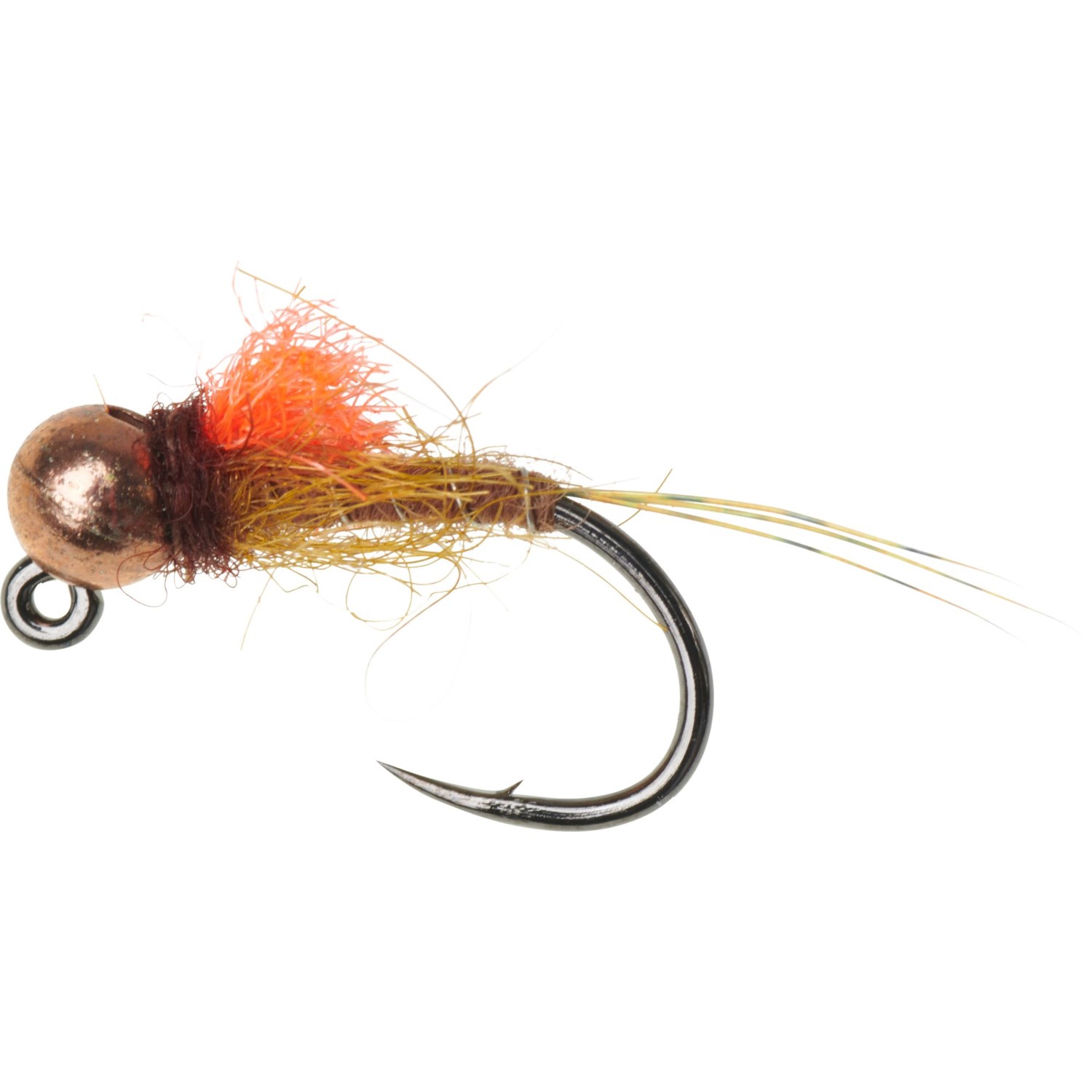 Montana Fly Company Van Rensberg’s Flamboyant Orange Tag Nymph Fly ...