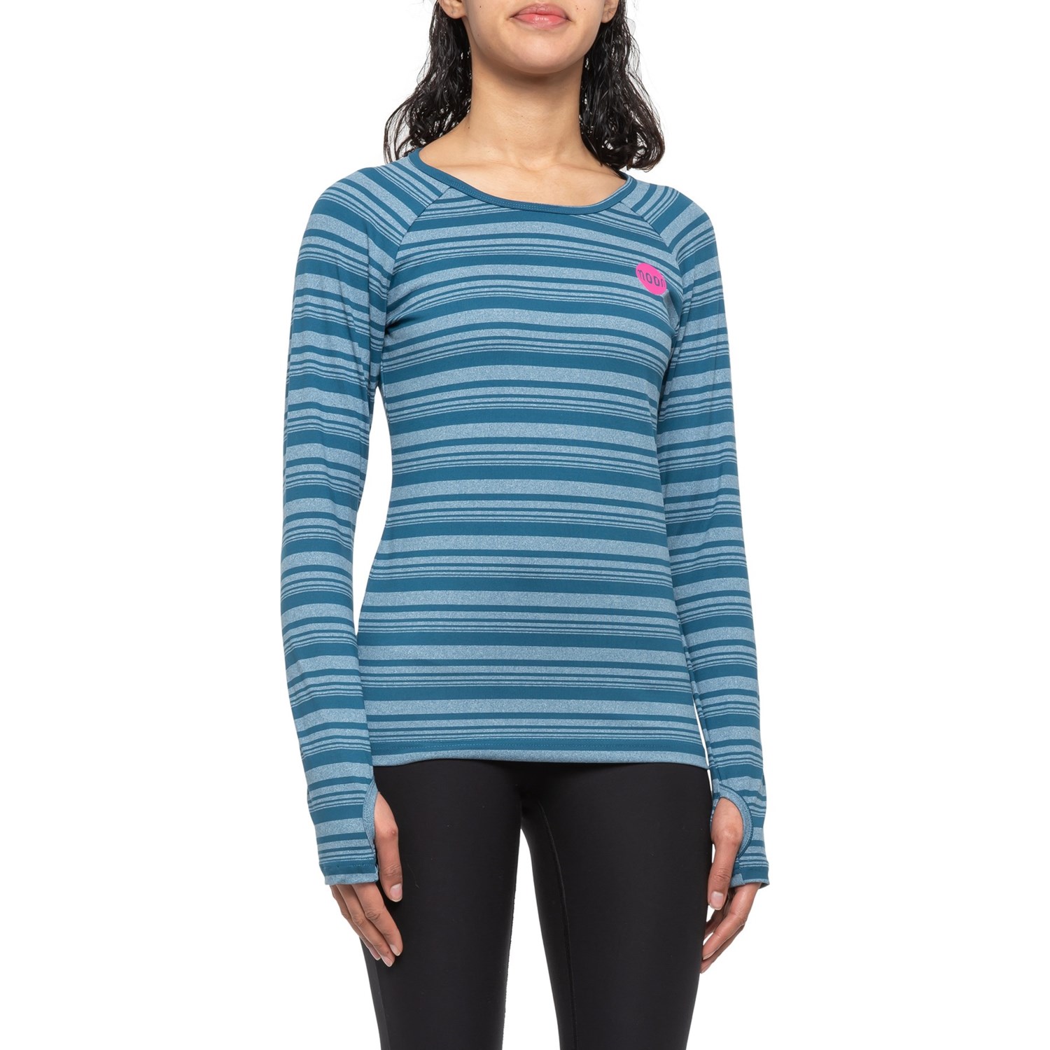 Moon Climbing Striped T-Shirt (For Women) - Save 73%