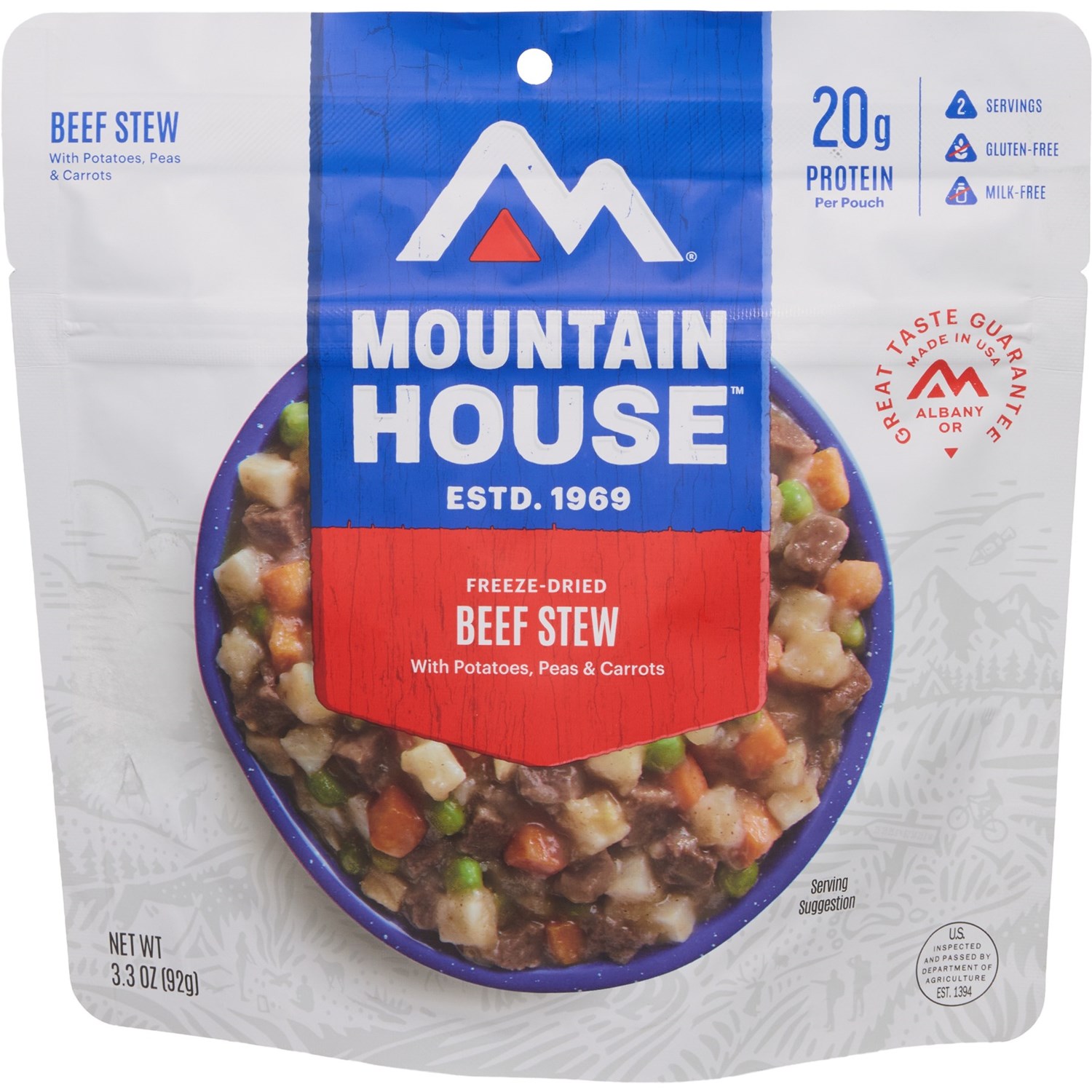 Mountain House Beef Stew Camp Meal - 2 Servings - Save 20%