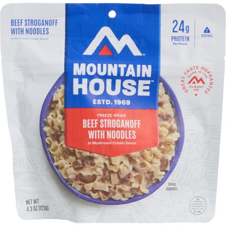 Mountain House Beef Stroganoff with Noodles Meal - 2 Servings - Save 20%