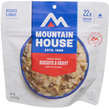 Mountain House Biscuits and Gravy Meal - 2 Servings - Save 20%