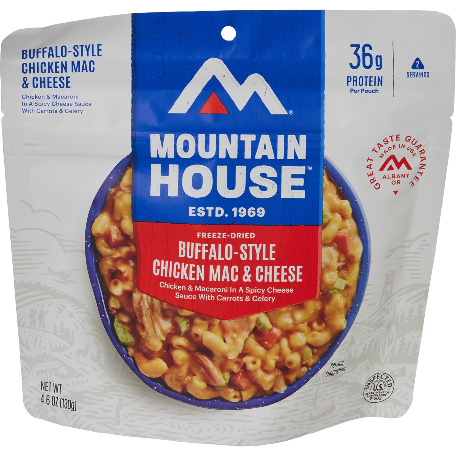 Mountain House Buffalo Style Chicken Mac and Cheese Meal - 2 Servings ...