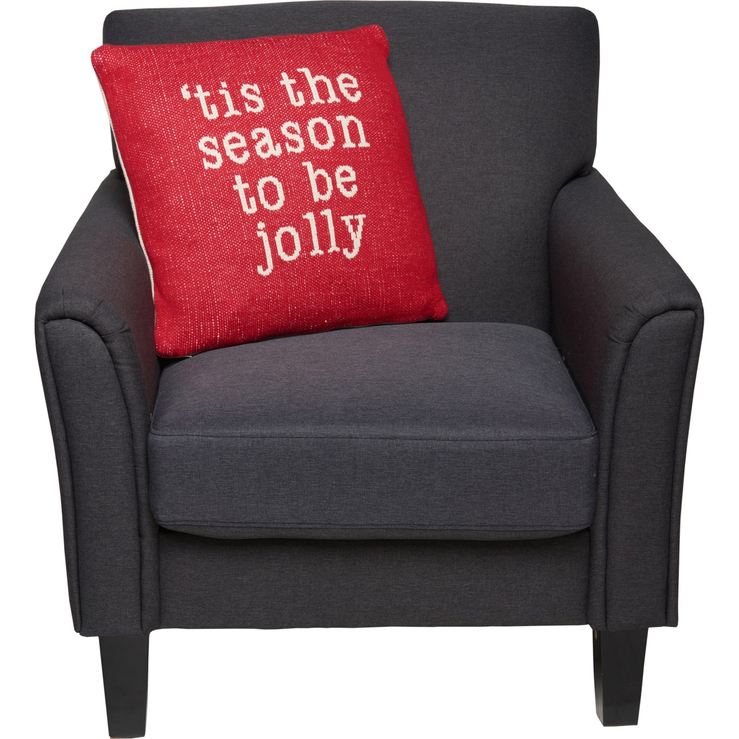 Mud Pie Square Knit Reversible Throw Pillow - 18x18” - Save 50%