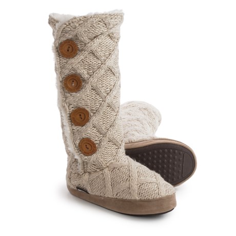 Muk Luks Malena Boot Slippers (For Women) - Save 43%