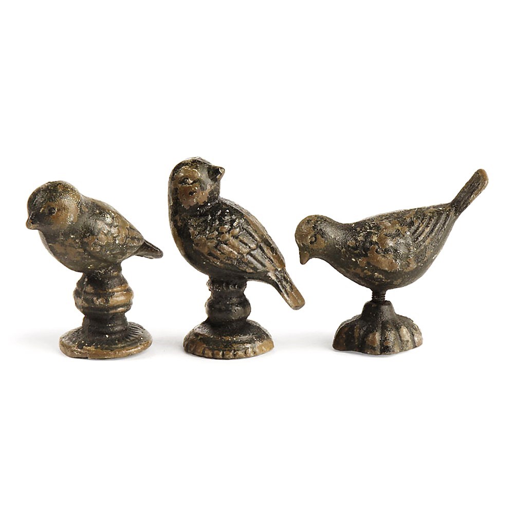 Napa Home & Garden Hotel Duvaleix Cast Iron Birds - Set of 3 - Save 63%