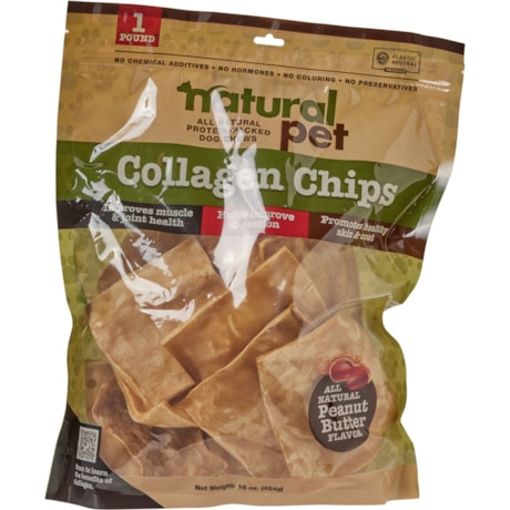 Natural Pet Collagen Chips Dog Chew Treats - 16 oz. - Save 33%