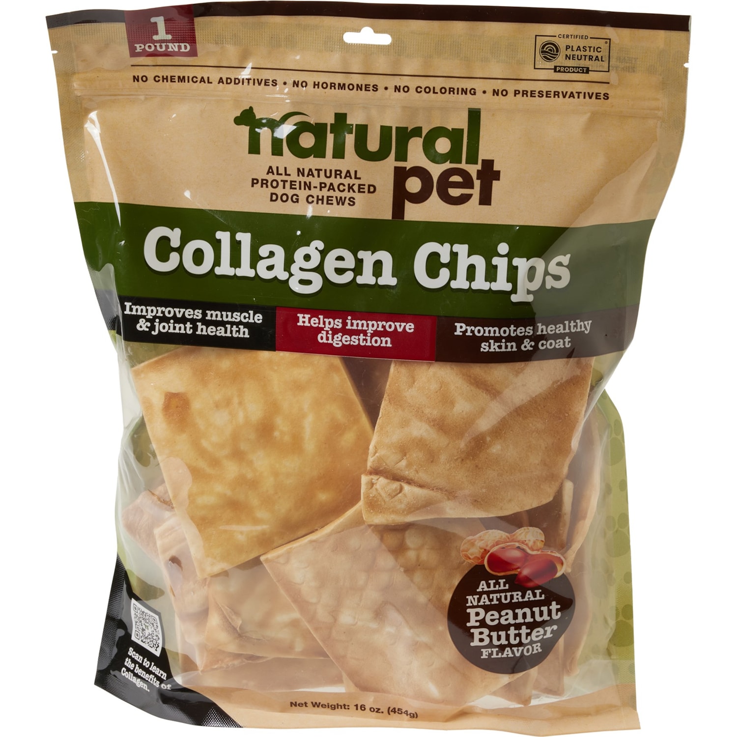 Natural Pet Collagen Chips Dog Treats - 16 oz. - Save 37%