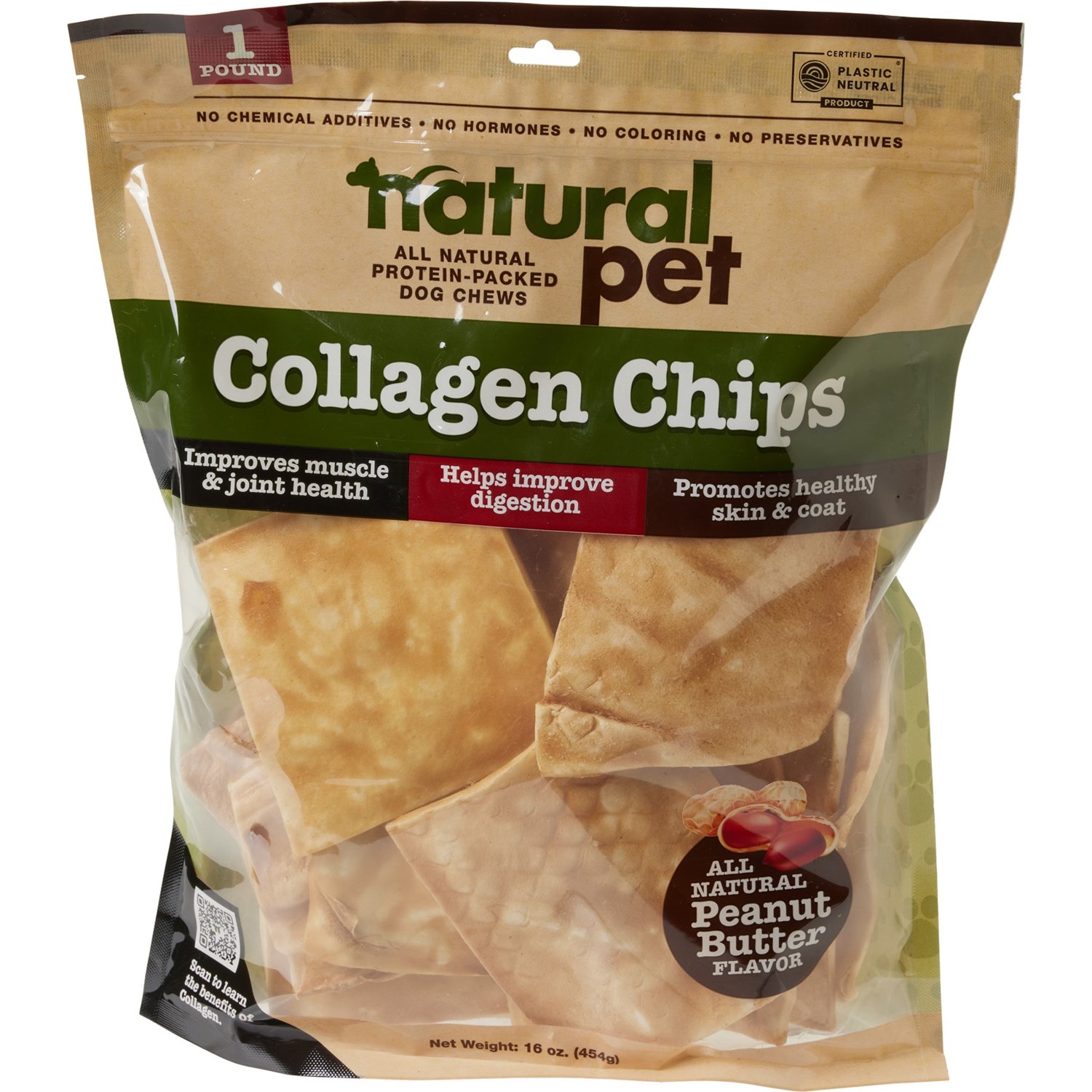 Natural Pet Collagen Chips Dog Treats - 16 oz. - Save 37%