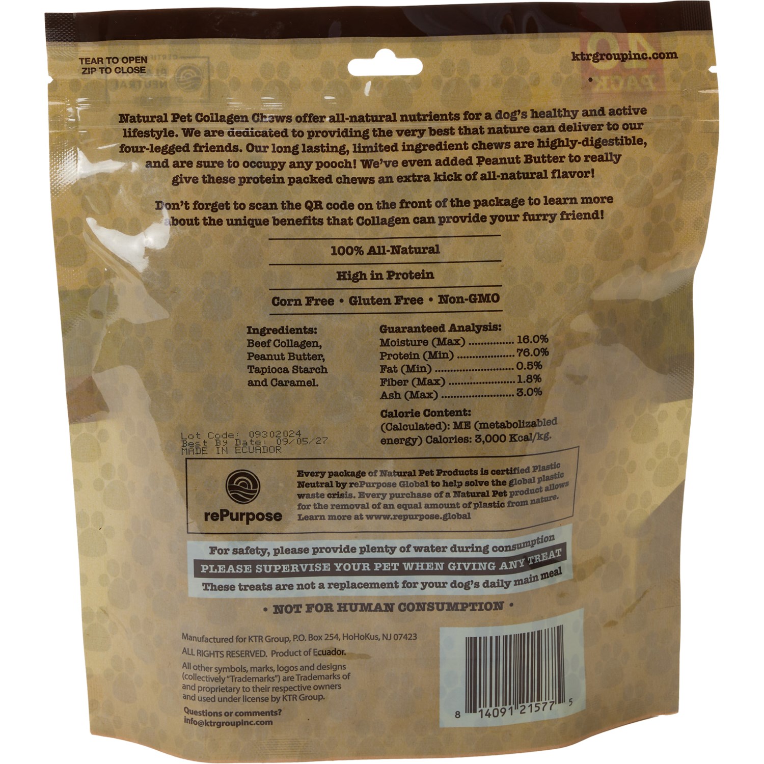 Natural Pet Collagen Dog Chew Sticks - 40-Count - Save 44%